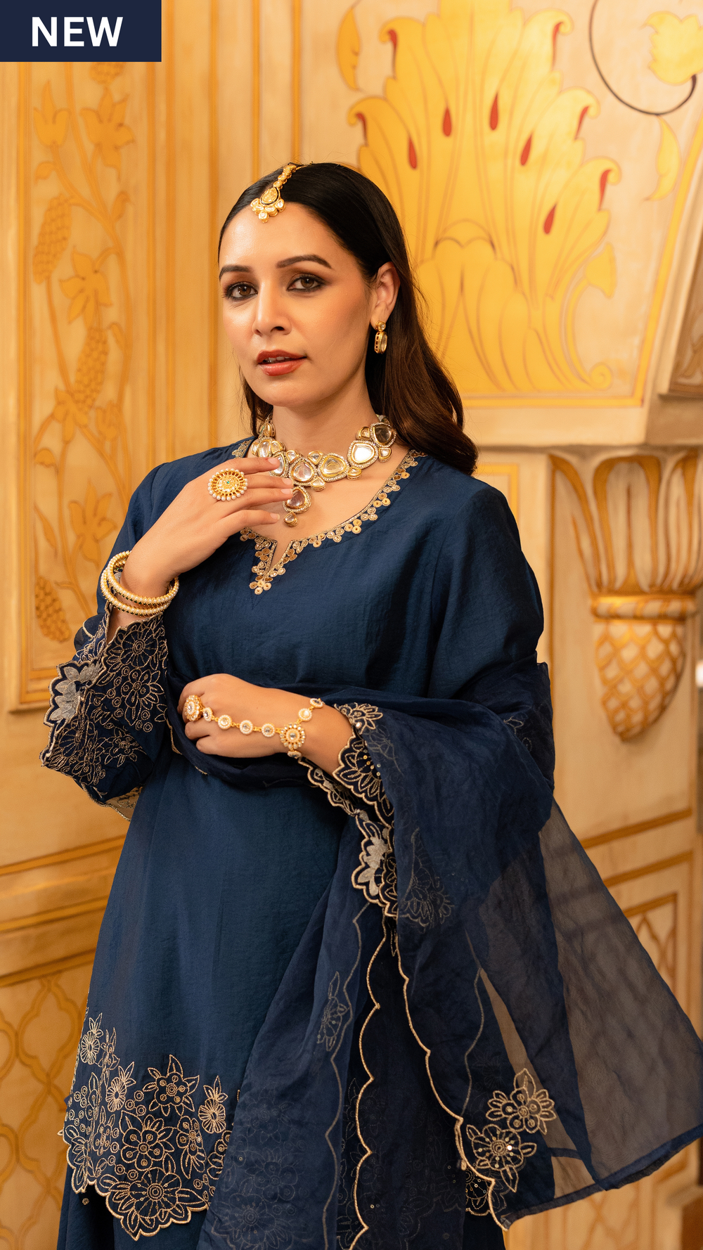 Midnight Satoori Elegance Suit Set | Aykaa